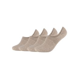 Camano Herren F&uuml;&szlig;linge "comfort", Gr. 35, beige, Baumwollmischung, unifarben, Socken, mit verst&auml;rkter Ferse f&uuml;r Langlebigkeit