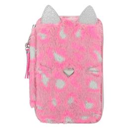Depesche Kinder Buntstift "Federtasche TOPModel 20 x 13 x 7,5 cm pink"pink, Kunststoff, Stifte