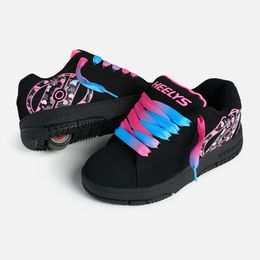 Heelys Kinder Sneaker "KOLECT PRINTS", Gr. 39, schwarz, Synthetik, Schuhe, mit Rollen
