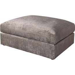 Polsterhocker Home Affaire, B:125cm H:52cm T:101cm, beige, 100% Polyester, Hocker, "Soft&Cosy XXL, B: 125 cm", Mega-Hocker, in Cord oder