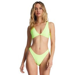 Billabong Damen Bikini-Hose "Wave Trip Hike", gelb, Gr. XS, 87% Polyester, 13% Elasthan, Badehosen