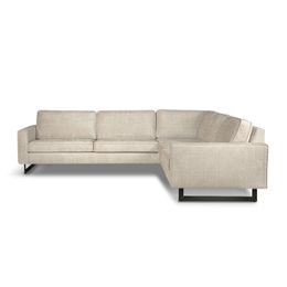Ecksofa Home Affaire, B:290cm H:85cm T:250cmcreme, 100% Polyester, Wohnzimmer, Sofas, "Pinto, XXL, 250/290 cm, langer Schenkel, Ottomane", Cord,