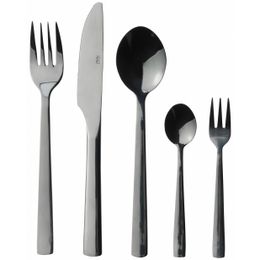 AIDA RAW Besteck-Set "RAW", 60 Stk., schwarz, Essbesteck-Sets, PVD-beschichtete Oberfl&auml;che