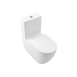 Villeroy & Boch Villeroy & Boch Subway 3.0 Stand-WC-Kombination 4672T001 37x71cm, TwistFlush, sp&uuml;lrandlos, wei&szlig;