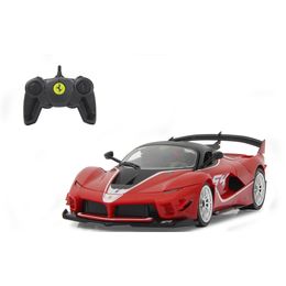 Jamara Kinder Modellbausatz "Ferrari FXX K Evo 1:18, rot - 2,4 GHz", rot, B:11cm H:7cm L:27cm, Modellbausätze