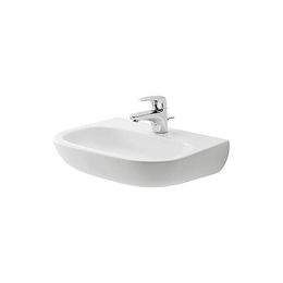 Duravit D-Code Waschtisch 0707450070 45 x 34 cm, ohne &Uuml;berlauf, ohne Hahnloch, weiss