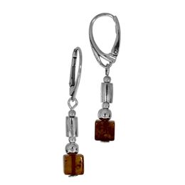 OSTSEE-SCHMUCK Damen Paar Ohrh&auml;nger "- Zoe - Silber 925/000 - Bernstein", Silber 925 (Sterlingsilber), silber, Silber 925 (Sterlingsilber), Ohrringe