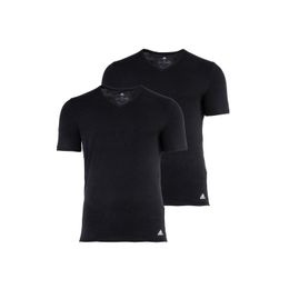 Herren T-Shirt "T-Shirt 2er Pack", schwarz, Gr. S, adidas originals, Obermaterial: 95% Baumwolle CO. 5% Elasthan EL., Shirts
