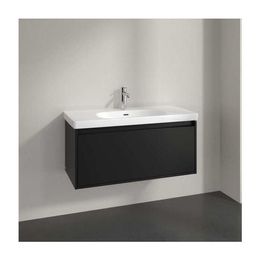 Villeroy & Boch Villeroy und Boch Skyla Waschtischunterschrank C78900VL 1 Auszug, 972 x 436 x 439 mm, Volcano Black