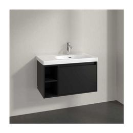 Villeroy & Boch Villeroy und Boch Skyla Waschtischunterschrank C78700VL 1 Auszug, 772 x 436 x 439 mm, Volcano Black