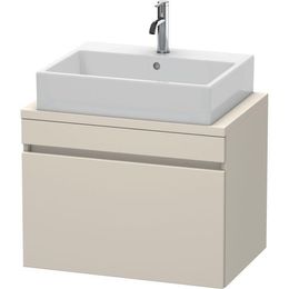 Duravit DuraStyle Waschtisch-Unterschrank DS530109191 70 x 47,8 cm, taupe, f&uuml;r Konsole, 1 Auszug