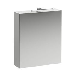 Laufen Base LED-Spiegelschrank H4027511102601 60x70x18,5cm, Wei&szlig; Matt, Anschlag links