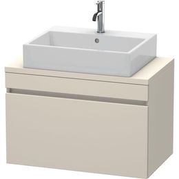 Duravit DuraStyle Waschtisch-Unterschrank DS530209191 80 x 47,8 cm, taupe, f&uuml;r Konsole, 1 Auszug