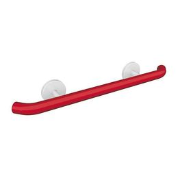 HEWI System 800 K Haltegriff 950.36.3309133 St&uuml;tzen und Rosetten signalwei&szlig;, rubinrot, 600mm