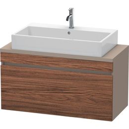 Duravit DuraStyle Waschtisch-Unterschrank DS530402143 100 x 47,8 cm, nussbaum dunkel/basalt matt, f&uuml;r Konsole, 1 Auszug