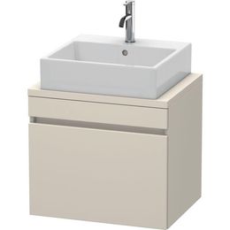 Duravit DuraStyle Waschtisch-Unterschrank DS530009191 60 x 47,8 cm, taupe, f&uuml;r Konsole, 1 Auszug