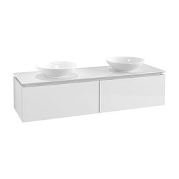 Villeroy & Boch Villeroy & Boch Legato Waschtischunterschrank B59900DH 160x38x50cm, Glossy White