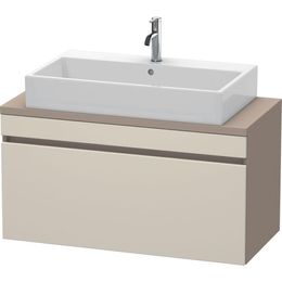 Duravit DuraStyle Waschtisch-Unterschrank DS530409143 100 x 47,8 cm, taupe/basalt matt, f&uuml;r Konsole, 1 Auszug
