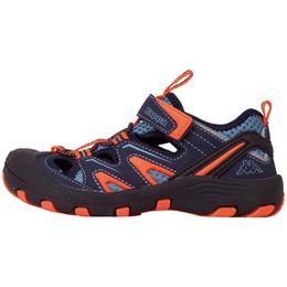 Kappa Kinder Outdoorsandale, Gr. 28, blau, Kunstfaser, Synthetik, mehrfarbig, Schuhe, mit robuster Zehenkappe