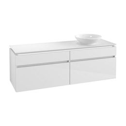Villeroy & Boch Villeroy & Boch Legato Waschtischunterschrank B598L0DH 160x50x50cm, mit LED-Beleuchtung, Glossy White