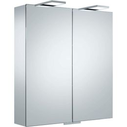 KEUCO Royal 25 Spiegelschrank 14102171301 silber gebeizt eloxiert, 650x720x150mm
