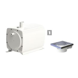 SFA SaniFloor Schmutzwasserhebeanlage 0050P f&uuml;r Fliesenboden, Gesamth&ouml;he 68 mm, wei&szlig;