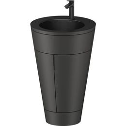 Duravit Starck 1,c-bonded Set S19514OBD580000 Griff Diamantschwarz, Keramik Schwarz Matt, bodenstehend, Graphit Seidenmatt, 864 x 560 x 605 mm