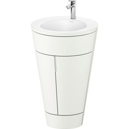 Duravit Starck 1,c-bonded Set S19512O10360000 Griff Chrom, Keramik Wei&szlig; Matt, bodenstehend, Wei&szlig; Seidenmatt, 864 x 560 x 605 mm
