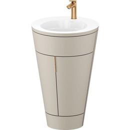Duravit Starck 1,c-bonded Set S19513O04600000 Griff Bronze, Keramik Wei&szlig; Matt,bodenstehend Taupe Seidenmatt, 864 x 560 x 605 mm