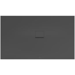 Villeroy & Boch Villeroy & Boch Squaro Infinity Duschwanne UDQ1710SQI2RV1S, 170 x 100 x 4 cm, anthrazit