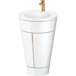 Duravit Starck 1,c-bonded Set S19512O04850000 Griff Bronze, Keramik Wei&szlig; Matt, bodenstehend, Wei&szlig; Hochglanz, 864 x 560 x 605 mm