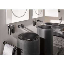 Herzbach Design iX PVD Fertigmontageset 21.139756.1.40 Black Steel, Unterputz Waschtischarmatur, 160mm