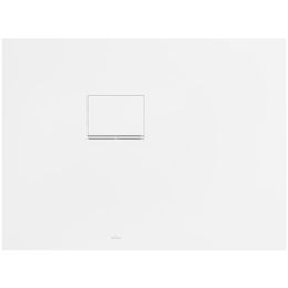 Villeroy & Boch Villeroy und Boch Squaro Infinity Duschwanne UDQ1075SQI2LVRW 100 x 75 x 4 cm, Stone White, Eck-Einbau links gegen Wand