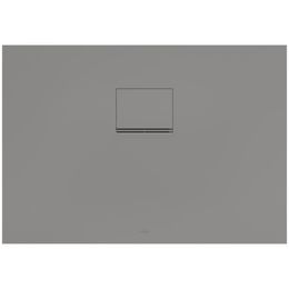Villeroy & Boch Villeroy & Boch Squaro Infinity Duschwanne UDQ1070SQI2IV3S, 100 x 70 x 4 cm, grau