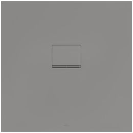 Villeroy & Boch Villeroy & Boch Squaro Infinity Duschwanne UDQ9090SQI1V3S, 90x90x4 cm, grau Antirutsch
