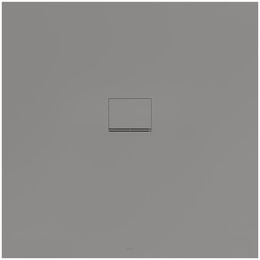 Villeroy & Boch Villeroy und Boch Squaro Infinity Duschwanne UDQ1212SQI1V-3S 120 x 120 x 4 cm, grau, universal einbaubar