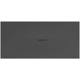 Villeroy & Boch Villeroy & Boch Squaro Infinity Duschwanne UDQ1780SQI2RV1S, 170 x 80 x 4 cm, anthrazit