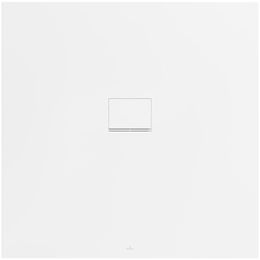 Villeroy & Boch Villeroy und Boch Squaro Infinity Duschwanne UDQ1212SQI1V-RW 120 x 120 x 4 cm, Stone White, universal einbaubar