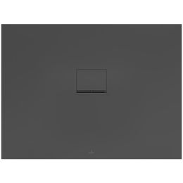 Villeroy & Boch Villeroy & Boch Squaro Infinity Duschwanne UDQ1290SQI2V1S, 120x90x4 cm, anthrazit Antirutsch