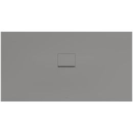 Villeroy & Boch Villeroy & Boch Squaro Infinity Duschwanne UDQ1580SQI2IV3S, 150 x 80 x 4 cm, grau