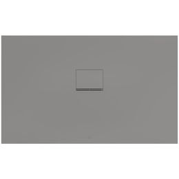 Villeroy & Boch Villeroy & Boch Squaro Infinity Duschwanne UDQ1380SQI2IV3S, 130 x 80 x 4 cm, grau