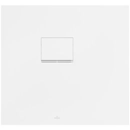 Villeroy & Boch Villeroy und Boch Squaro Infinity Duschwanne UDQ8075SQI2LVRW 80 x 75 x 4 cm, Stone White, Eck-Einbau links gegen Wand