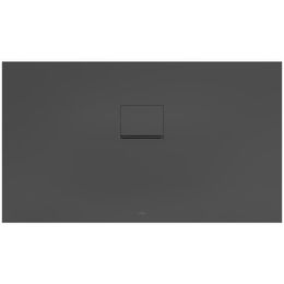 Villeroy & Boch Villeroy & Boch Squaro Infinity Duschwanne UDQ1375SQI2IV1S, 130 x 75 x 4 cm, anthrazit