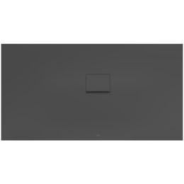 Villeroy & Boch Villeroy & Boch Squaro Infinity Duschwanne UDQ1580SQI2RV1S, 150 x 80 x 4 cm, anthrazit