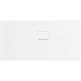 Villeroy & Boch Villeroy und Boch Squaro Infinity Duschwanne UDQ1575SQI2RVRW 150 x 75 x 4 cm, Stone White, Eck-Einbau rechts gegen Wand