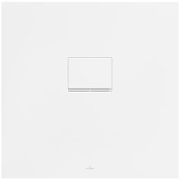 Villeroy & Boch Villeroy und Boch Squaro Infinity Duschwanne UDQ8080SQI1IVRW 80 x 80 x 4 cm, Stone White, f&uuml;r fl&auml;chenb&uuml;ndige Installation