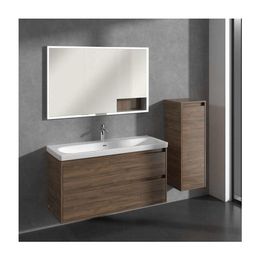 Villeroy & Boch Villeroy und Boch Skyla Seitenschrank C80201VH 1 T&uuml;r, 1 Schublade, 350 x 1000 x 349 mm, Arizona Oak / Arizona Oak