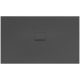 Villeroy & Boch Villeroy & Boch Squaro Infinity Duschwanne UDQ1590SQI2IV1S, 150 x 90 x 4 cm, anthrazit
