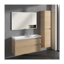 Villeroy & Boch Villeroy und Boch Skyla Hochschrank C80101VJ 2 T&uuml;ren, 350 x 1700 x 349 mm, Nordic Oak / Nordic Oak