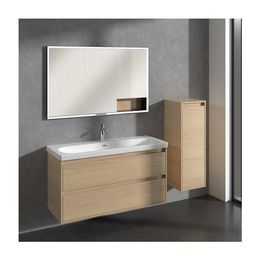 Villeroy & Boch Villeroy und Boch Skyla Seitenschrank C80201VJ 1 T&uuml;r, 1 Schublade, 350 x 1000 x 349 mm, Nordic Oak / Nordic Oak